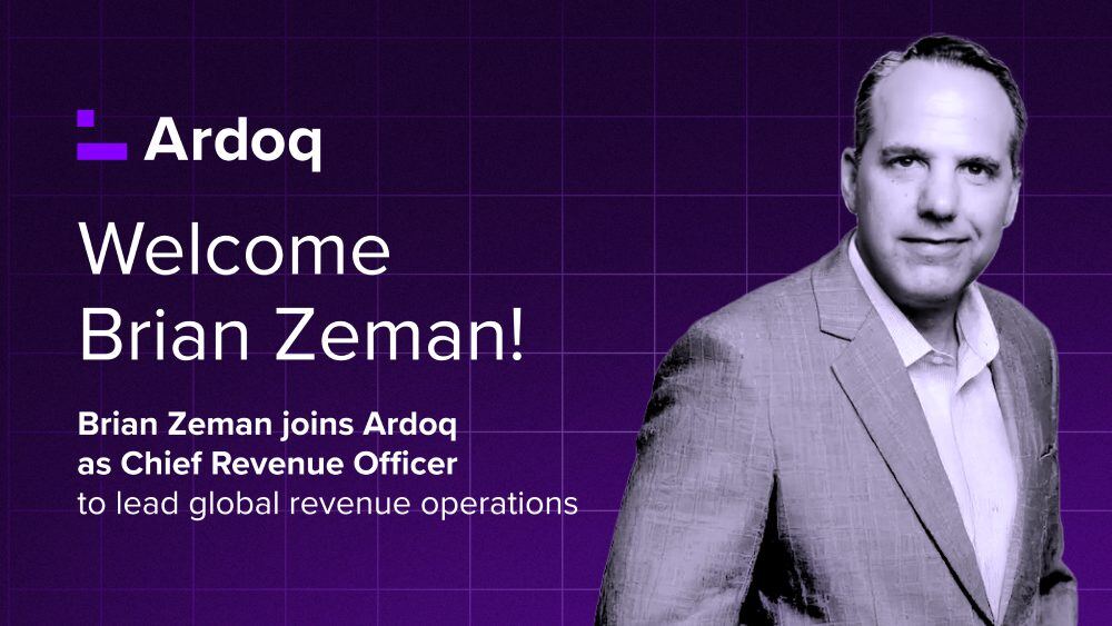 Ardoq Appoints Seasoned EA SaaS Leader Brian Zeman as Chief Revenue ...